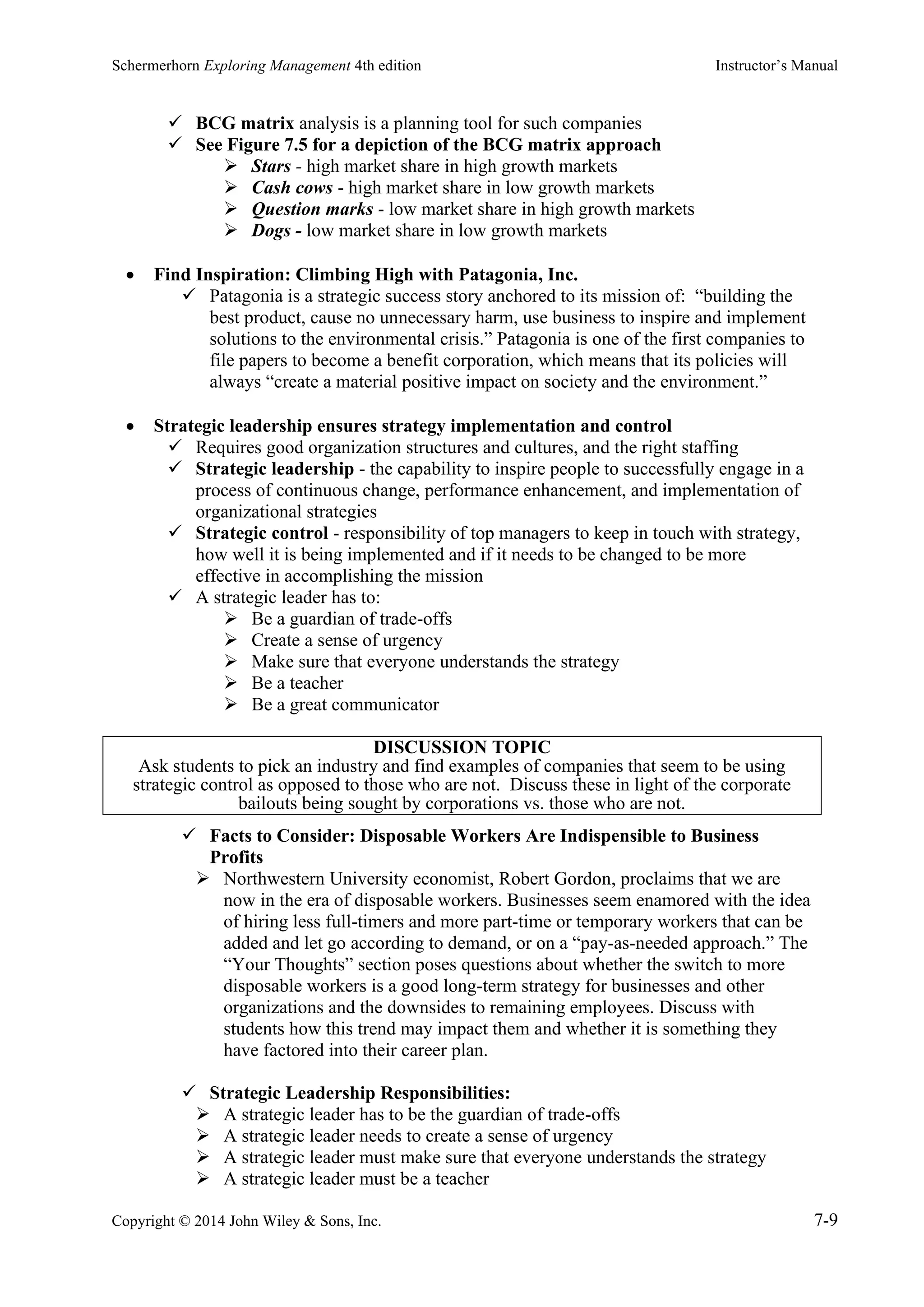 Exploring Management 4th Edition Schermerhorn Solutions Manual | PDF