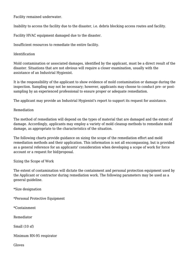 Mold Remediation | FEMA.gov | Indoor Environmental Quality | Home & Garden