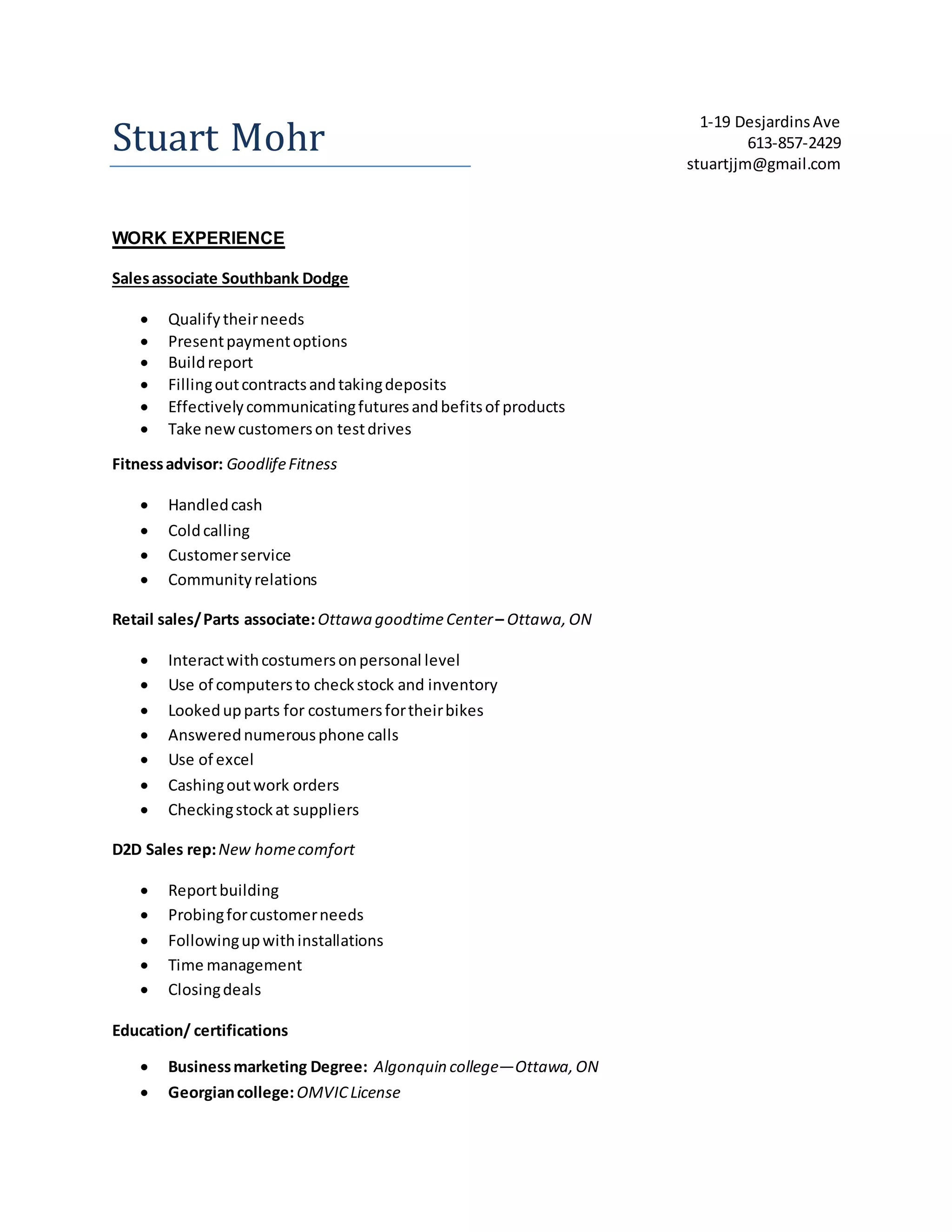 stuart Resume 2015 | DOCX