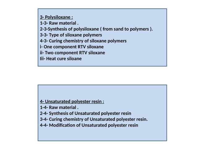 Synthesis and Curing Chemistry of Thermoset Polymers and its ...