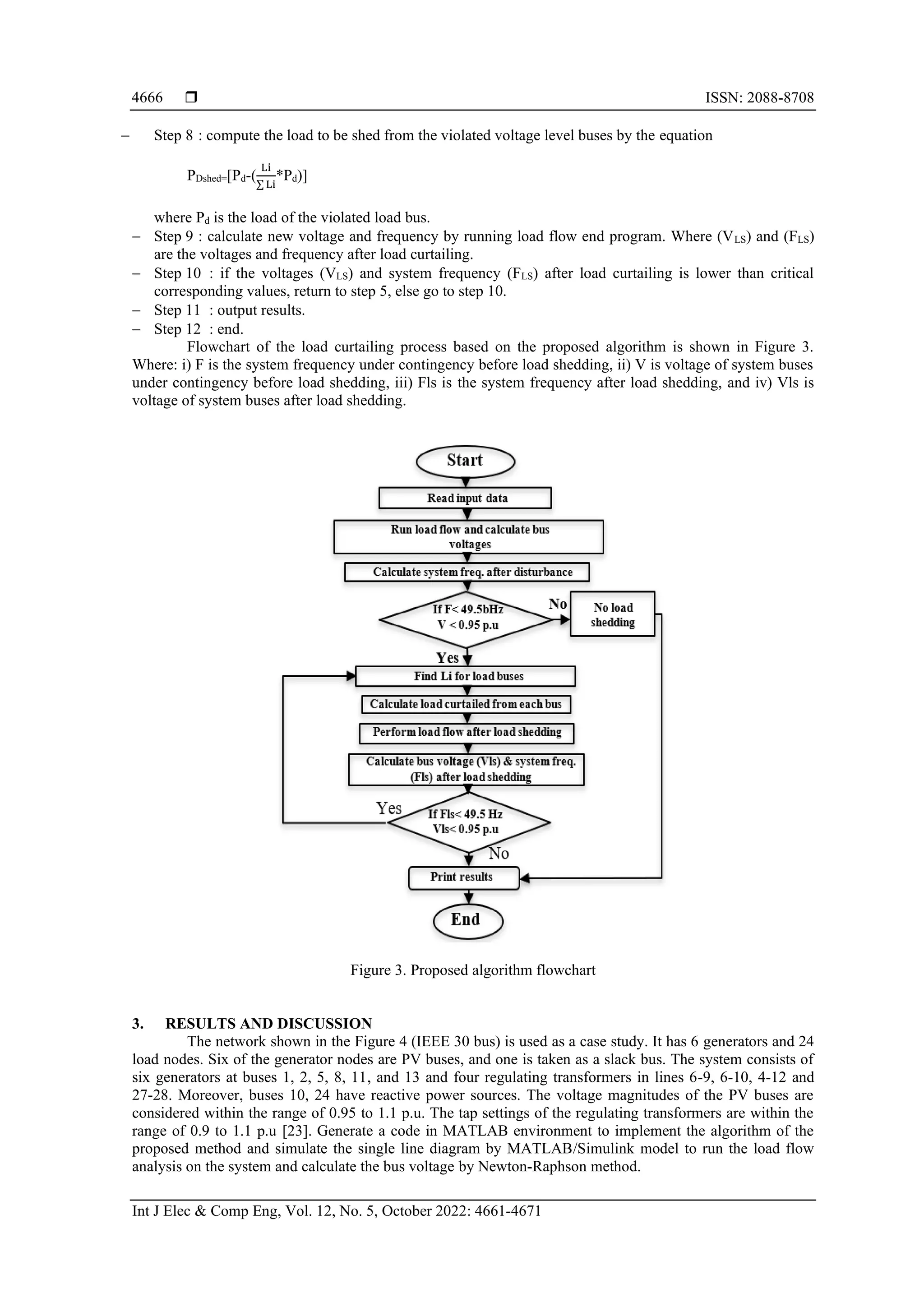 Combinational load shedding using load frequency control and voltage stability indicator | PDF