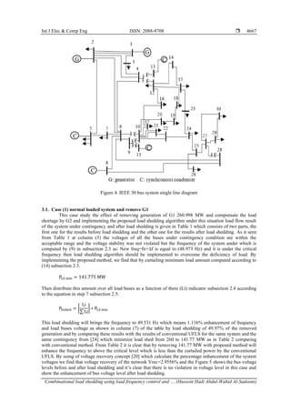 Combinational load shedding using load frequency control and voltage stability indicator | PDF