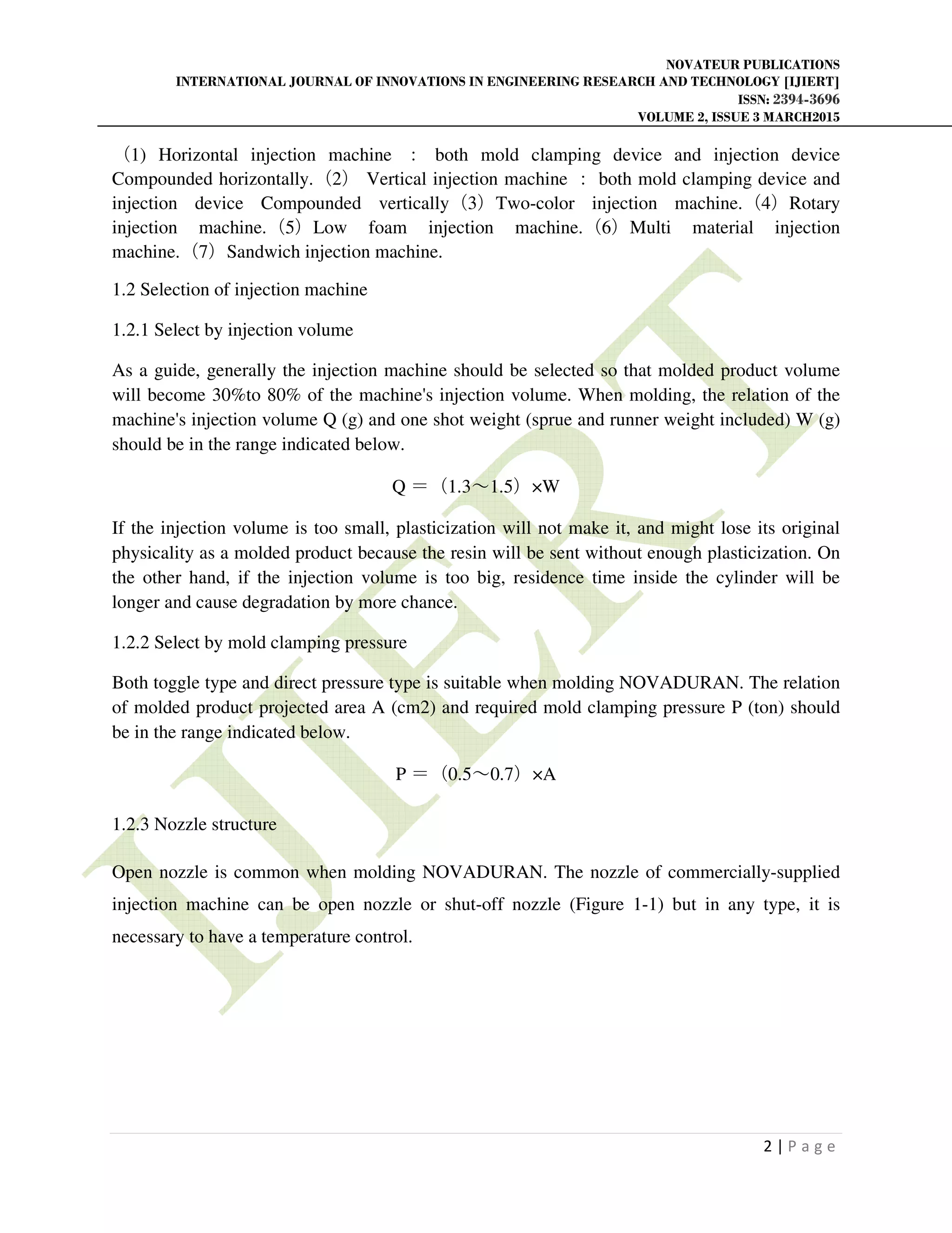 Design and Develop New Coupling System in Injection Molding Machine to ...