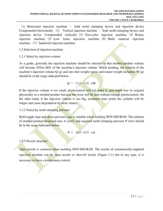 Design and Develop New Coupling System in Injection Molding Machine to ...