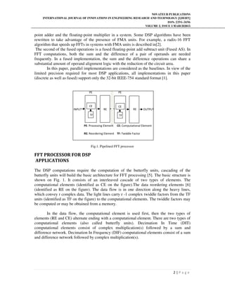 A Pipelined Fused Processing Unit for DSP Applications | PDF
