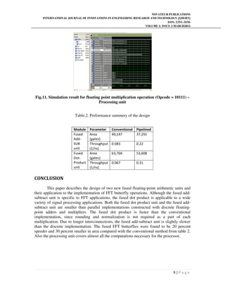 A Pipelined Fused Processing Unit for DSP Applications | PDF
