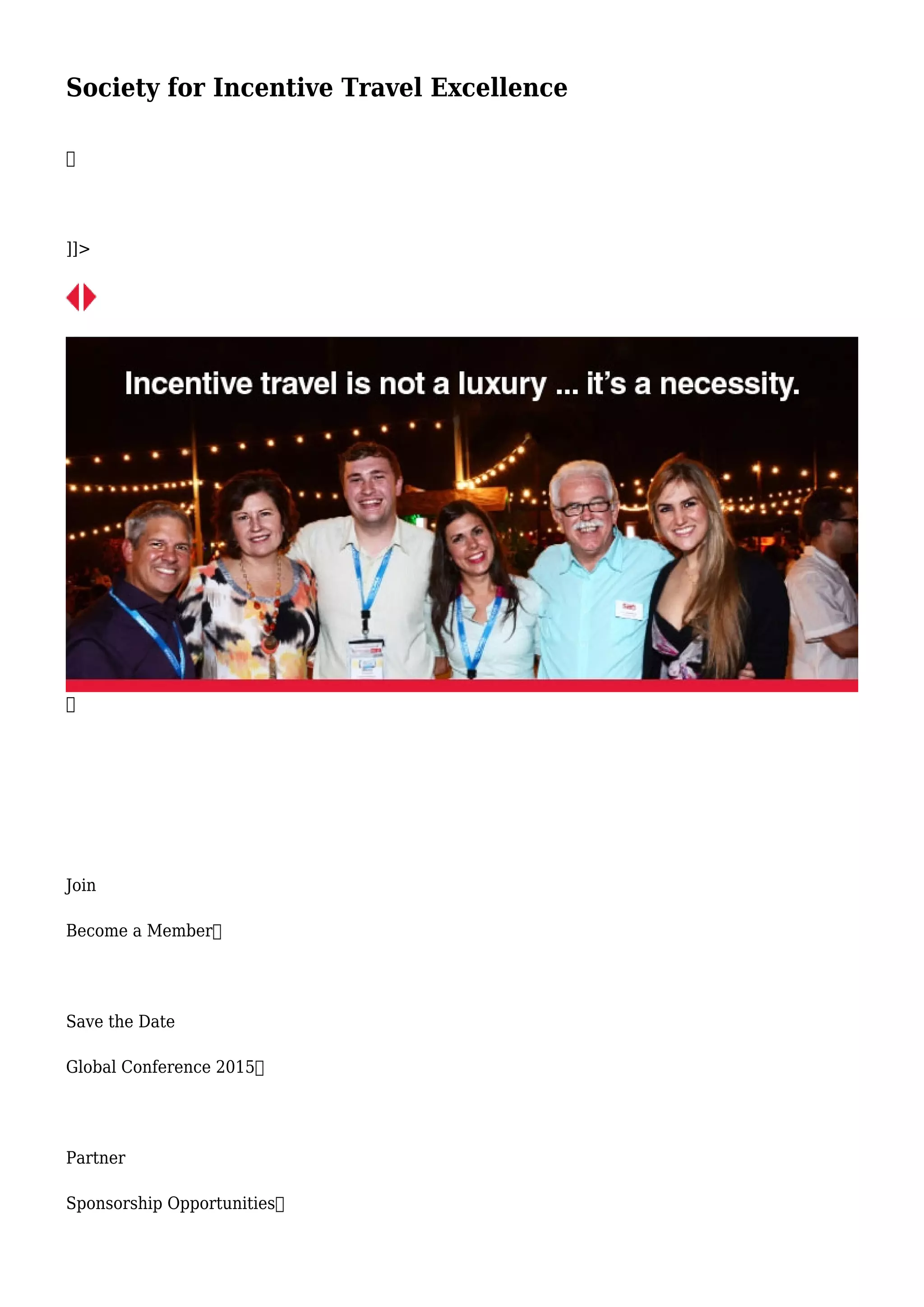 Society for Incentive Travel Excellence | PDF