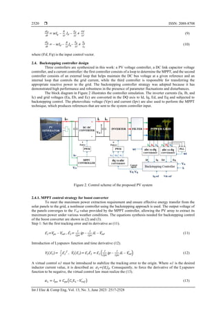 Power quality optimization using a novel backstepping control of a ...