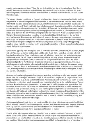 Hybrid Retail: Integrating E-commerce and Physical Stores. | PDF