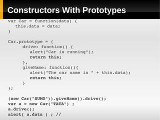 JavaScript Prototype and Module Pattern | PPT
