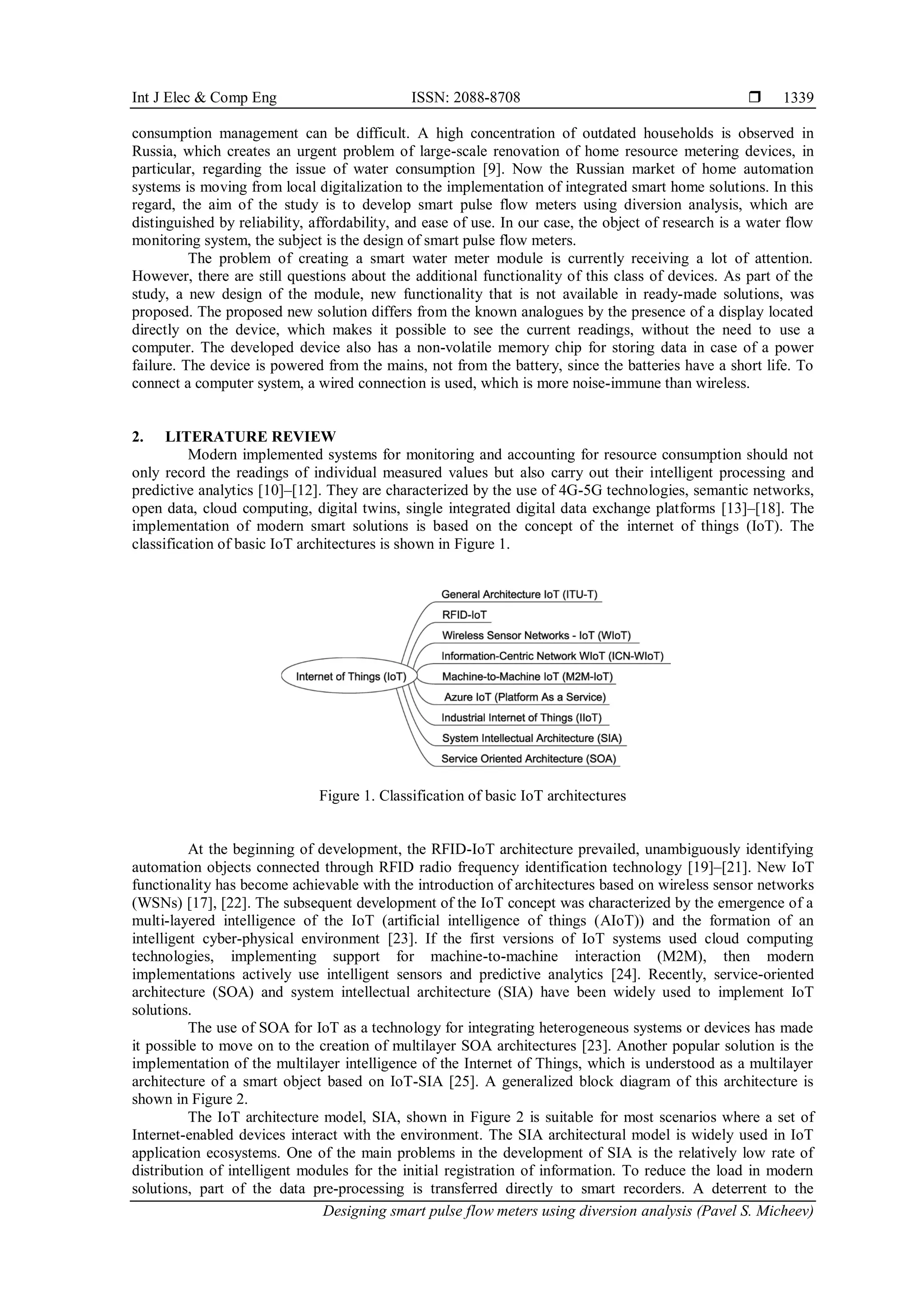 Designing smart pulse flow meters using diversion analysis | PDF