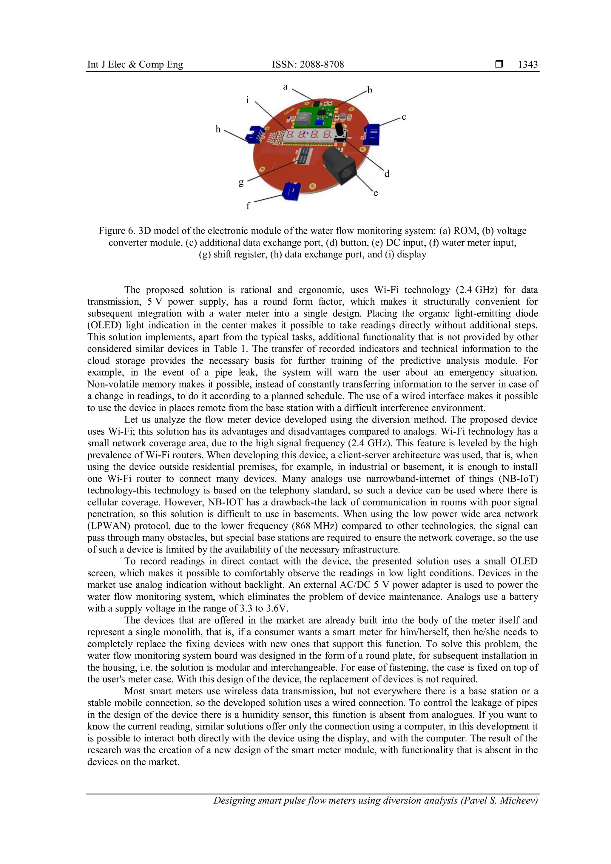 Designing smart pulse flow meters using diversion analysis | PDF