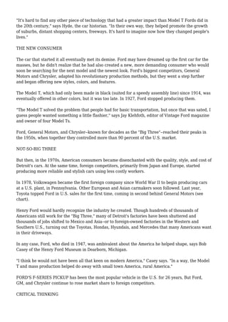 The car that changed America: how Henry Ford's 1908 Model T--the first ...