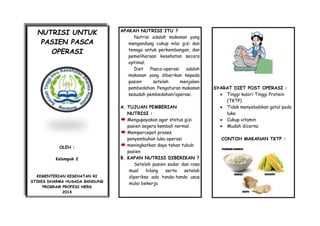 142826760 leaflet-nutrisi-post-op | DOCX