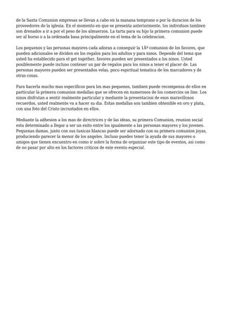 Religion :: Preparacion Para La Primera Comunion De Las Partes. Una ...