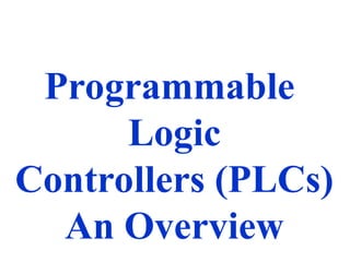 Programación control lógica de plcs……….. | PPT