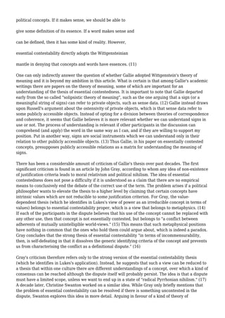 Why is politics not essentially contested? | PDF