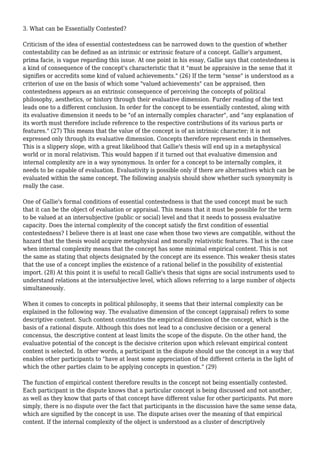 Why is politics not essentially contested? | PDF