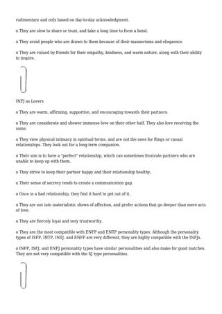 Character Traits of an INFJ Personality Type | PDF