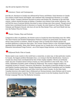 Canadian Culture and Traditions | PDF