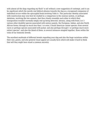 GENERAL HISTORY OF DOGS | PDF