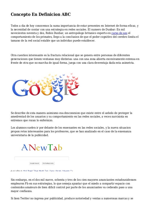 Concepto En Definicin Abc