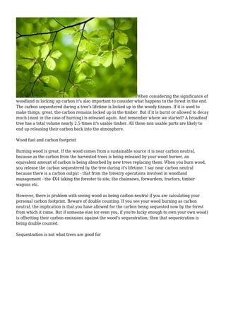 Trees and climate change | PDF