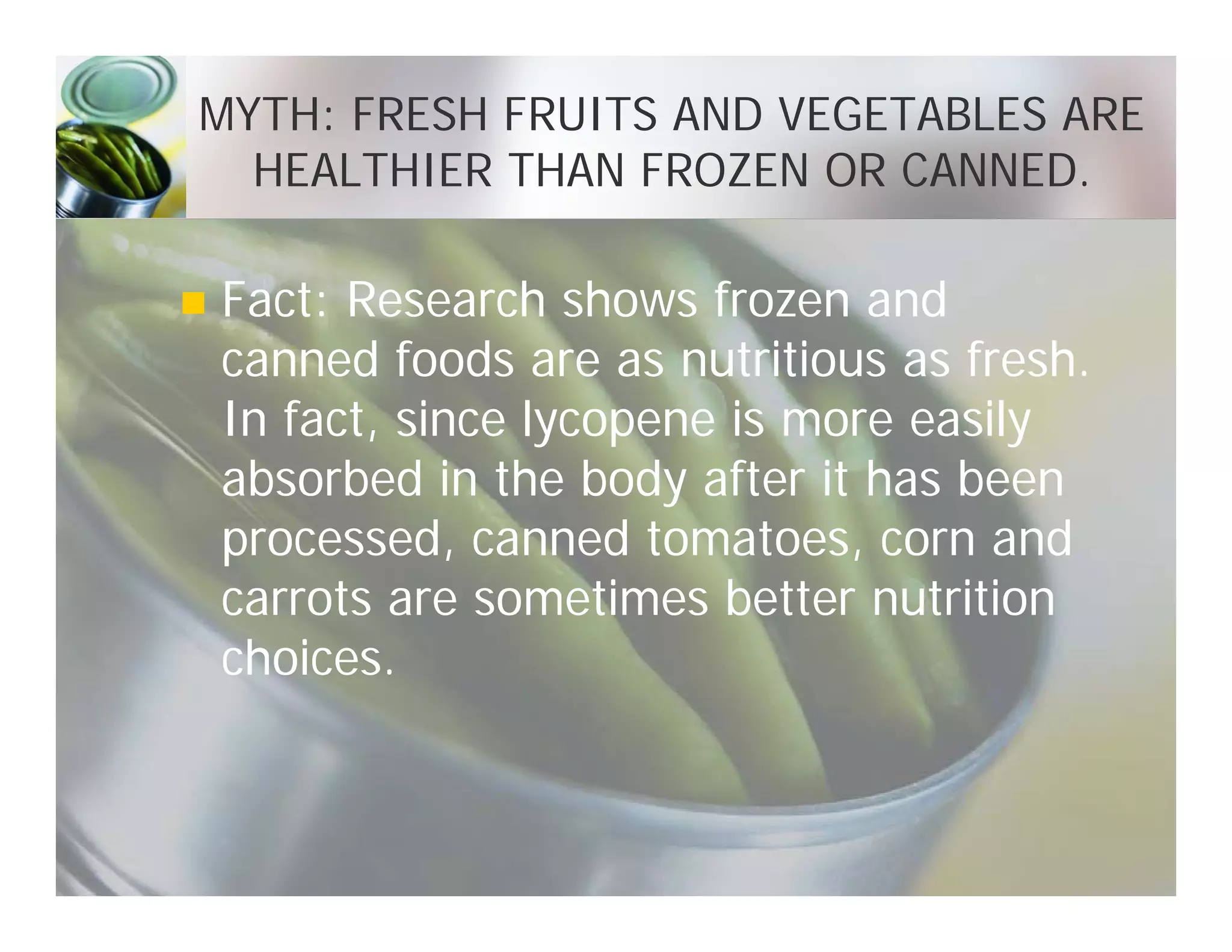 Nutrition: Fact vs Fiction | PDF