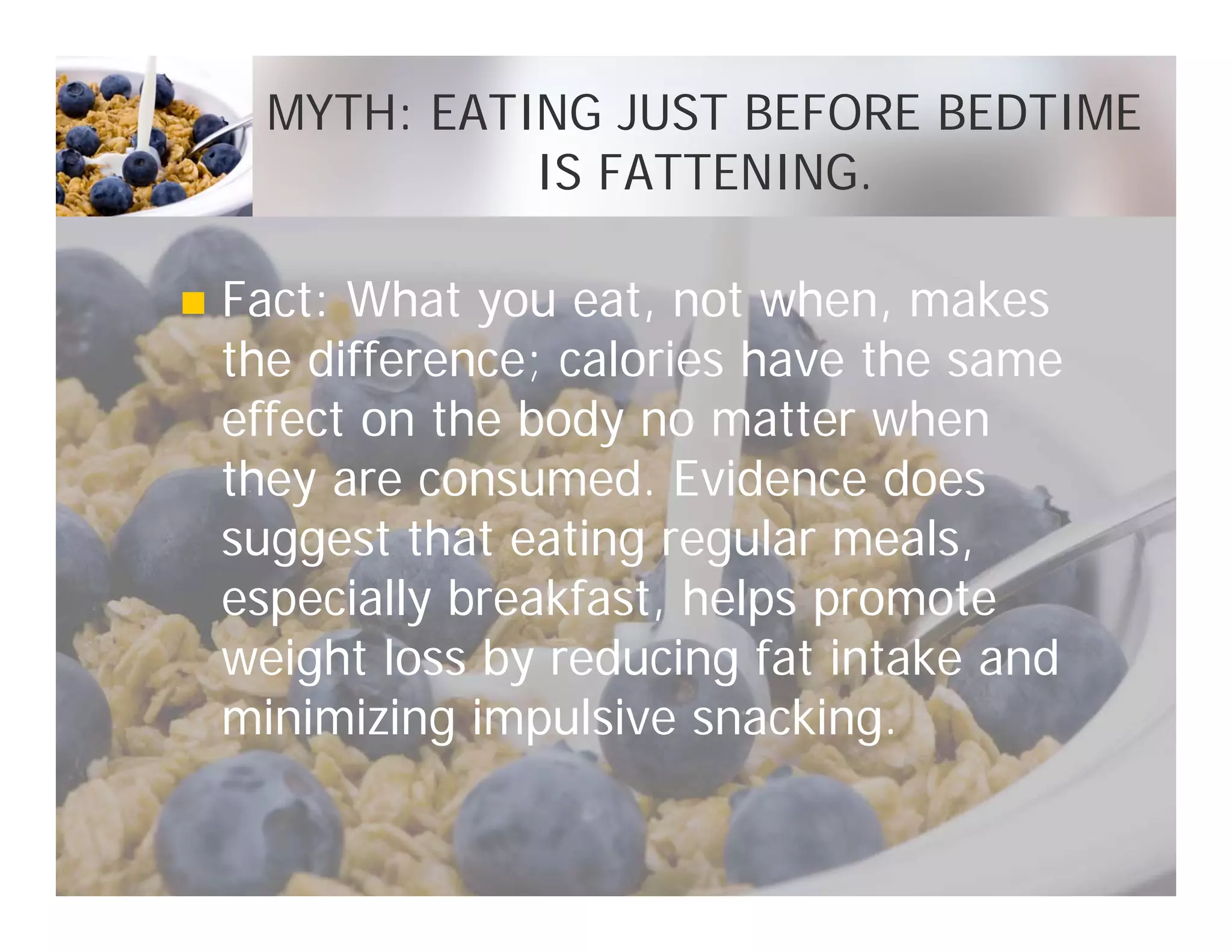 Nutrition: Fact vs Fiction | PDF