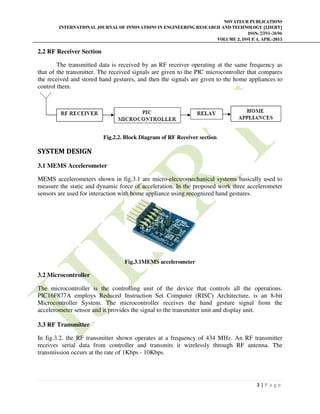 HAND GESTURE BASED HOME AUTOMATION FOR VISUALLY CHALLENGED | PDF
