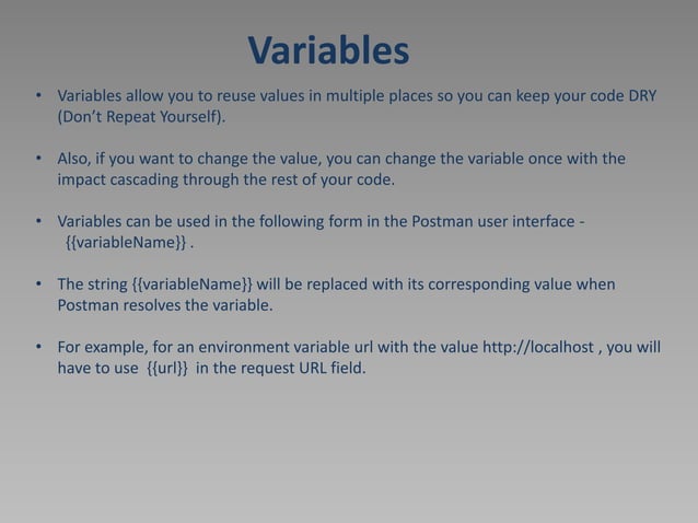 Postman.ppt | Web Development | Internet
