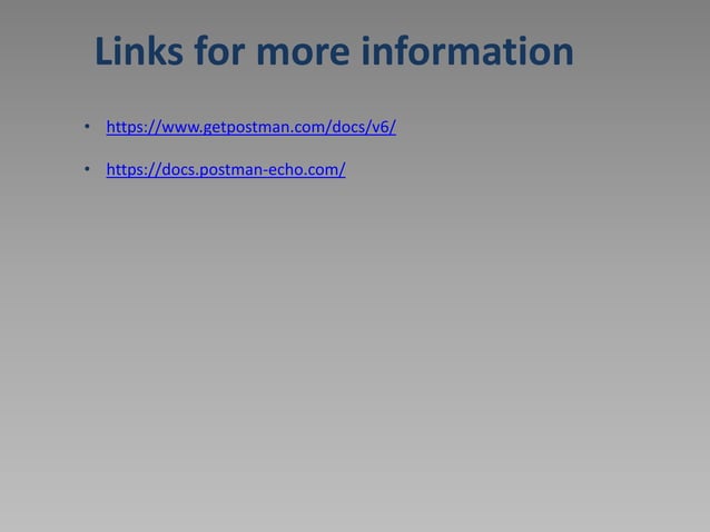 Postman.ppt | Web Development | Internet