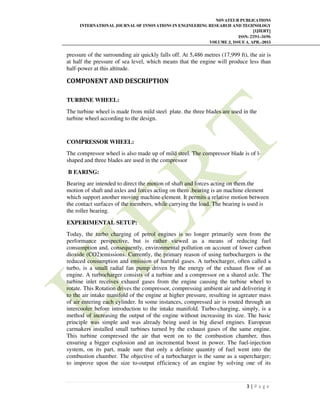 FABRICATION AND IMPLIMENTATION OF TUEBOCHARGER ON TWO STROKE VEHICLE | PDF | Performance Cars ...
