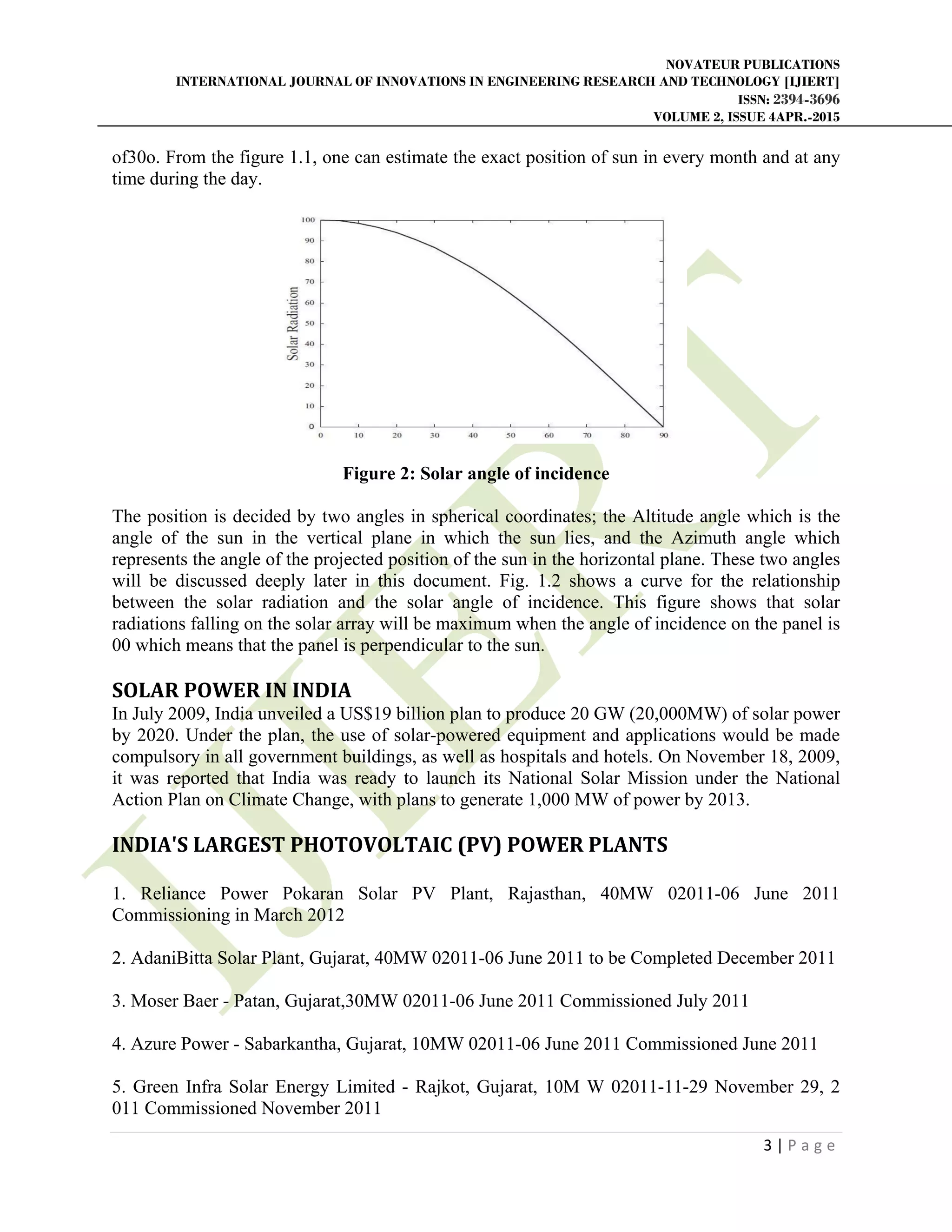 DUAL AXIS SOLAR TRACKING SYSTEM | PDF
