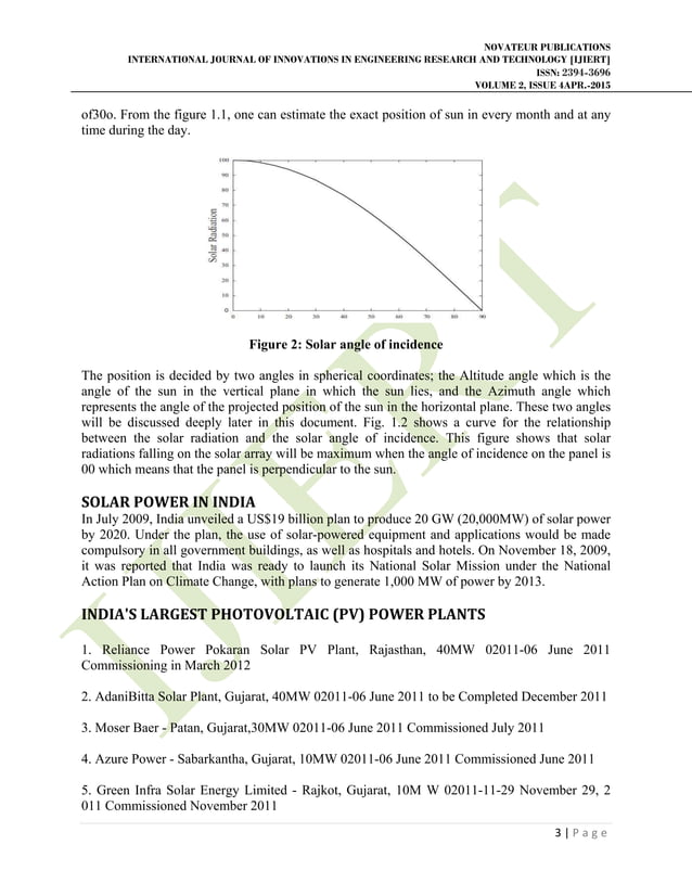 DUAL AXIS SOLAR TRACKING SYSTEM | PDF