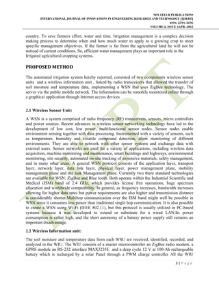 AUTOMATED IRRIGATION SYSTEM USING ARM CONTROLLER & GPRS MODULE | PDF | Free Download
