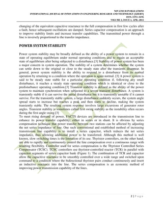 Thyristor Controlled Series Capacitor with Automatic Control | PDF