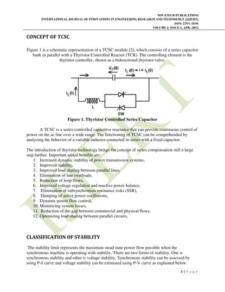 Thyristor Controlled Series Capacitor with Automatic Control | PDF
