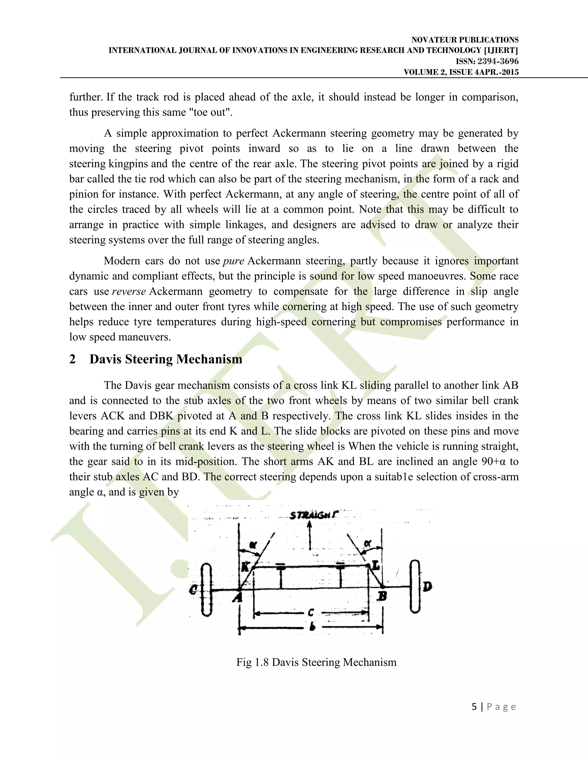 Four wheel steering system for Automobile | PDF