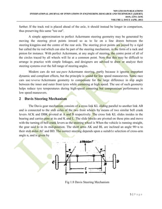 Four wheel steering system for Automobile | PDF