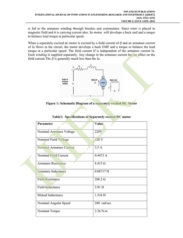 SPEED CONTROL OF SEPARATELY EXCITED DC MOTOR USING POWER ELECTRONIC CONVERTER | PDF | Radio ...