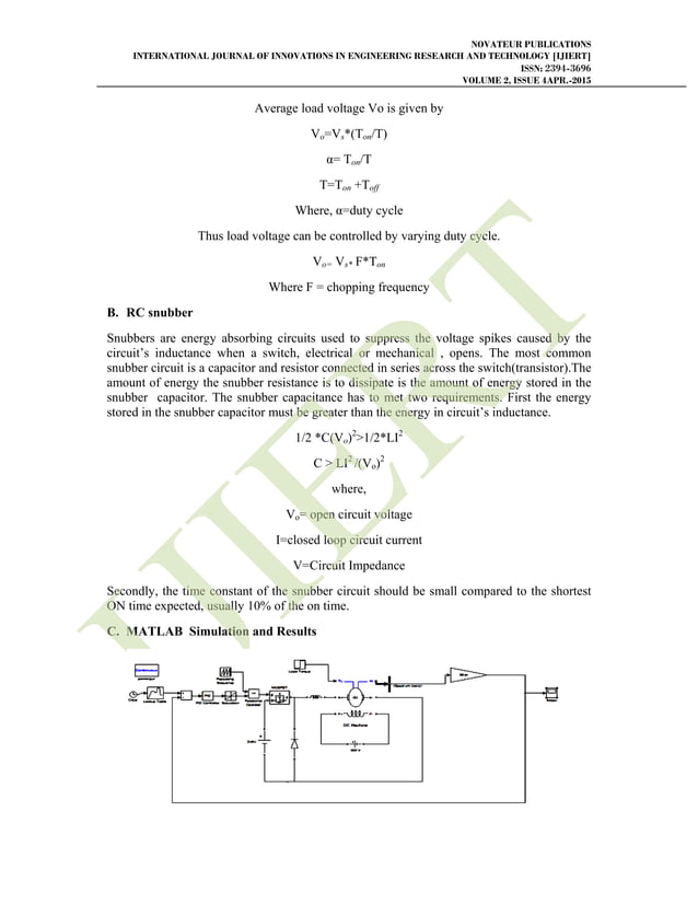 SPEED CONTROL OF SEPARATELY EXCITED DC MOTOR USING POWER ELECTRONIC CONVERTER | PDF | Radio ...
