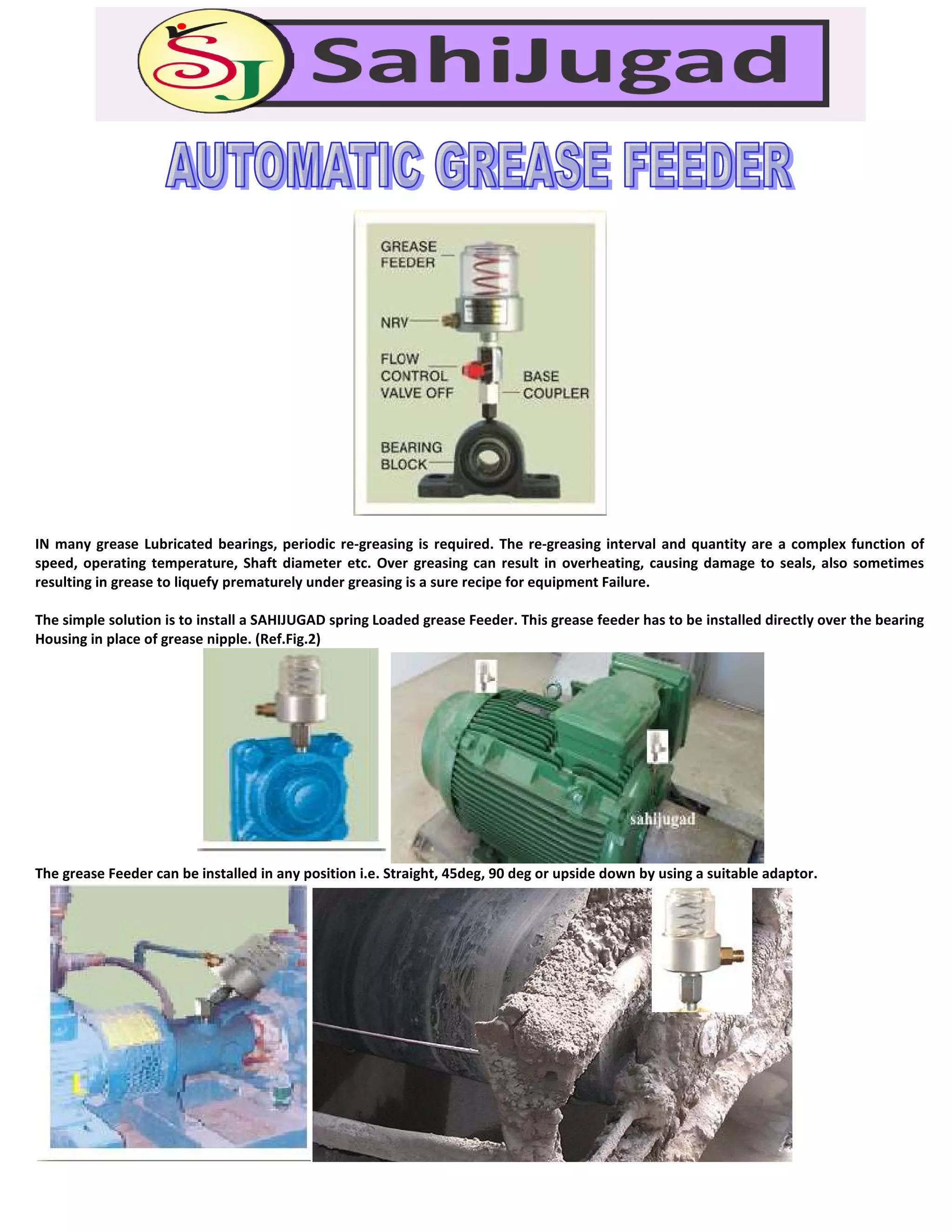 SJ_Automatic Grease Feeder | PDF