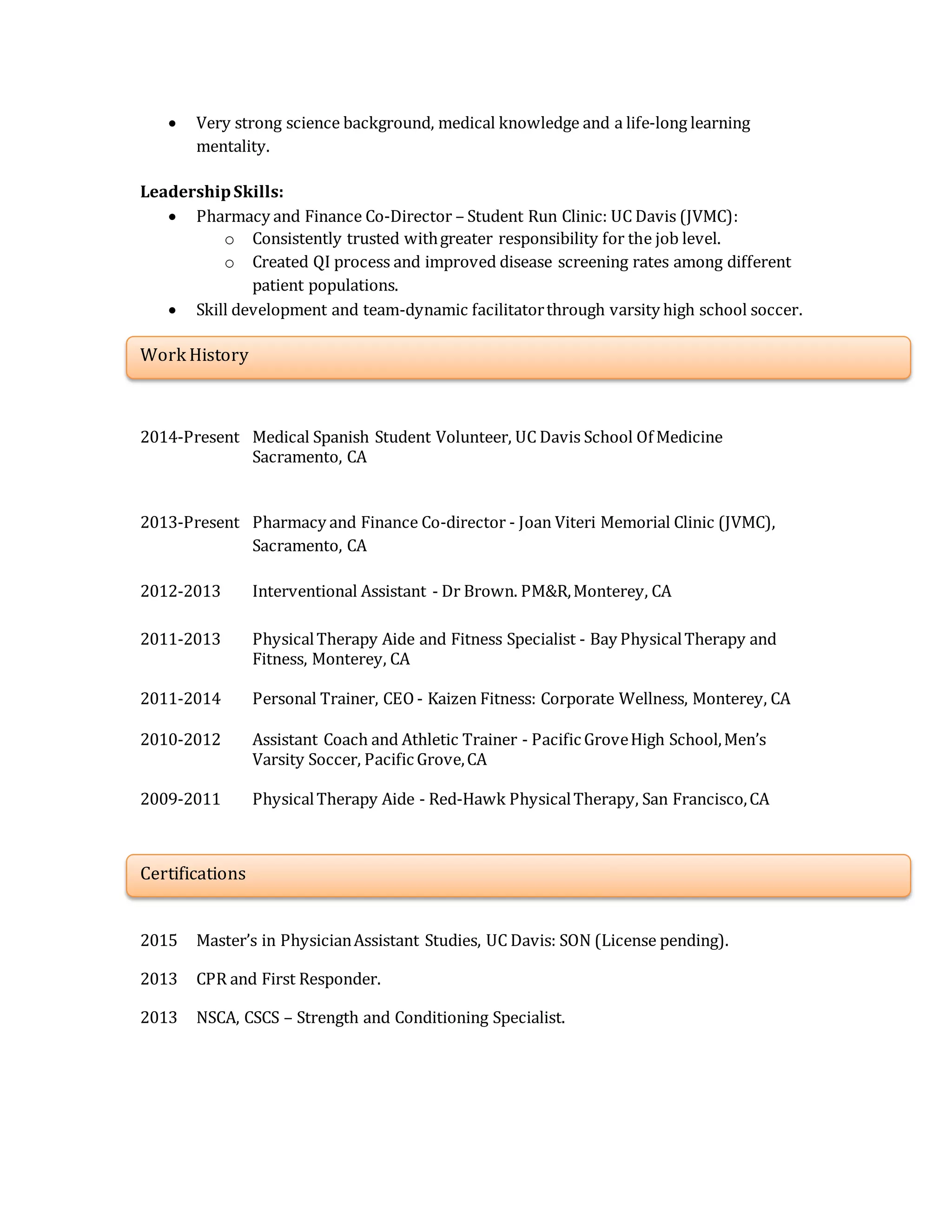 Functional Resume | DOCX