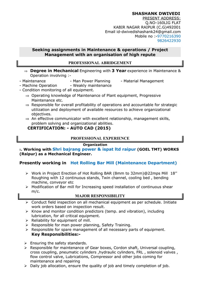 shashank Resume - - Copy | PDF