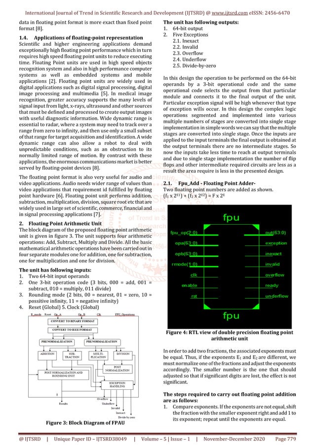 Design And Analysis Of High Performance Floating Point Arithmetic Unit Pdf 