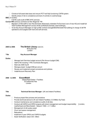 RoyManncv5Link | RTF | Civil Engineering Industry | Industries