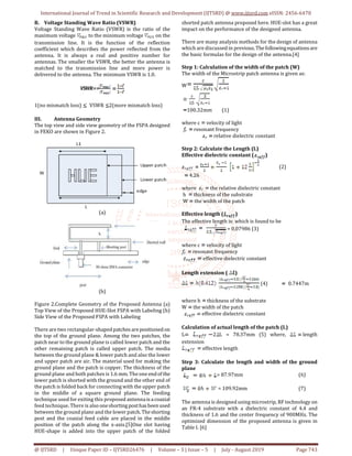 Folded Shorted Patch Antenna with Slots for RF Energy Harvesting in ...