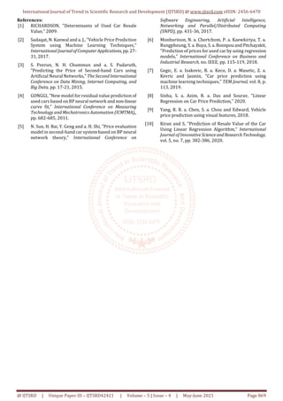 Prediction of Car Price using Linear Regression | PDF
