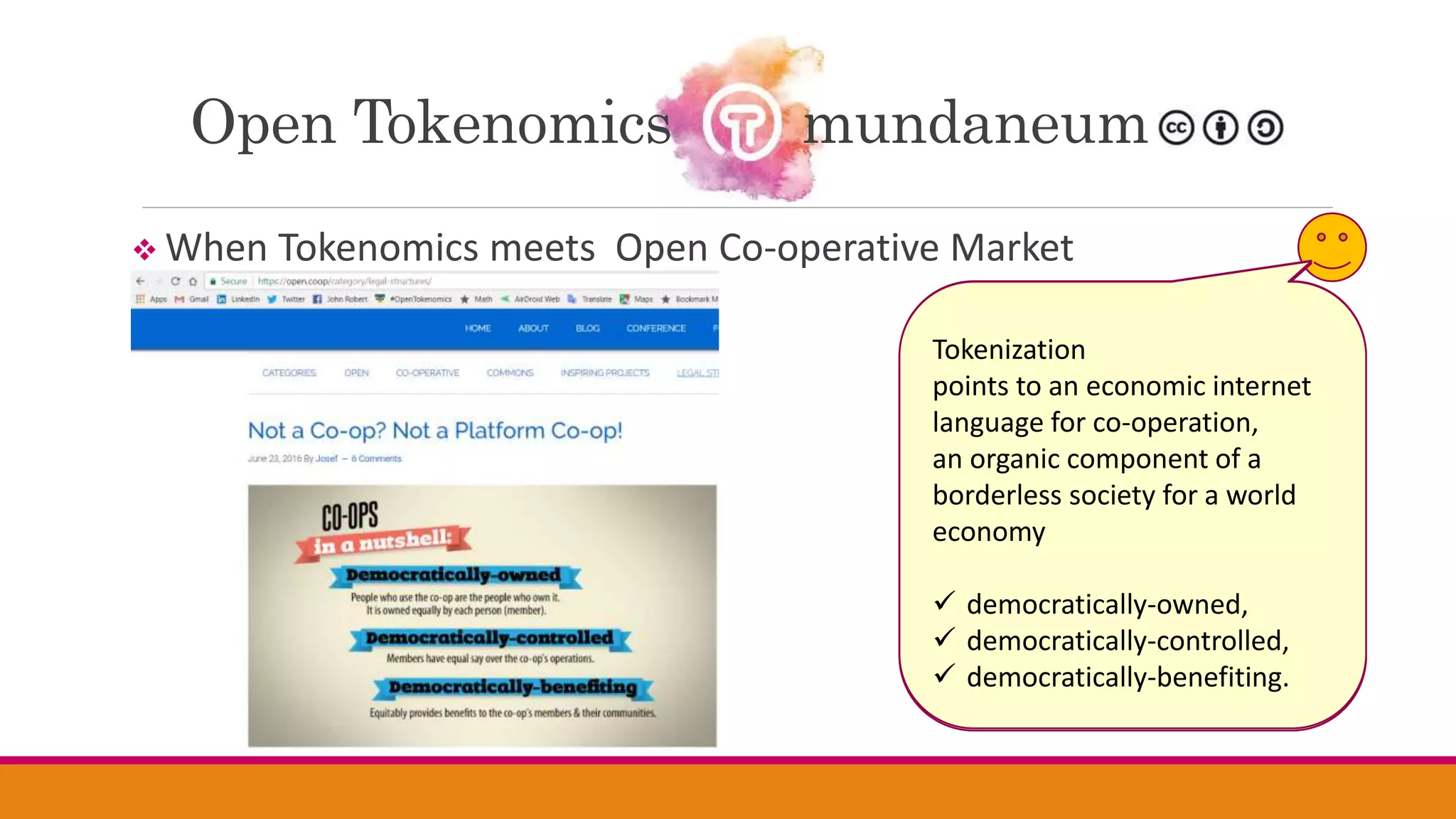Mundaneum Factories for Open Tokenomics | PPT